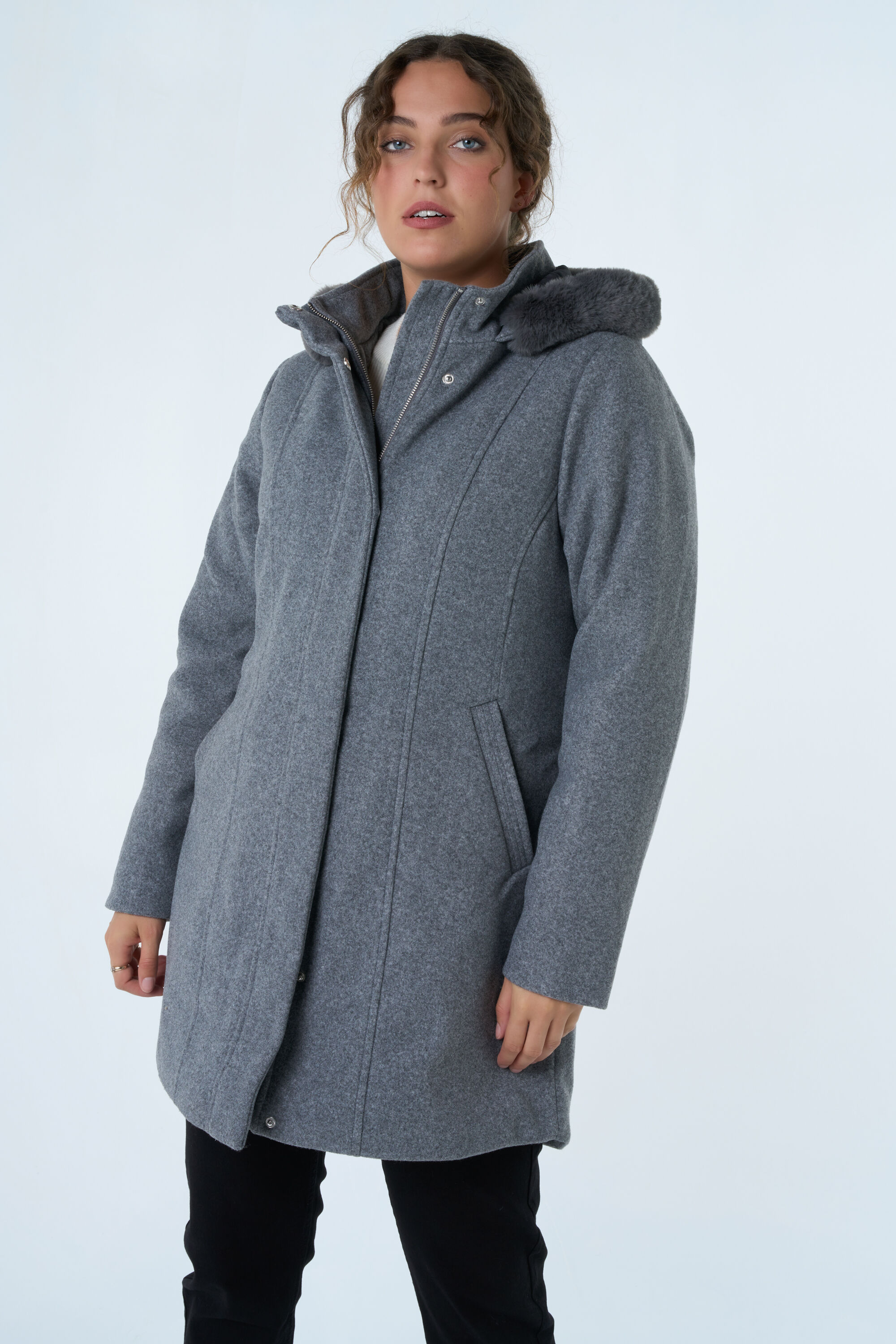 Damen Jacke im Woll-Look | MS Mode