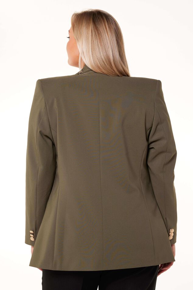 Damen Zweireihiger Blazer Ms Mode