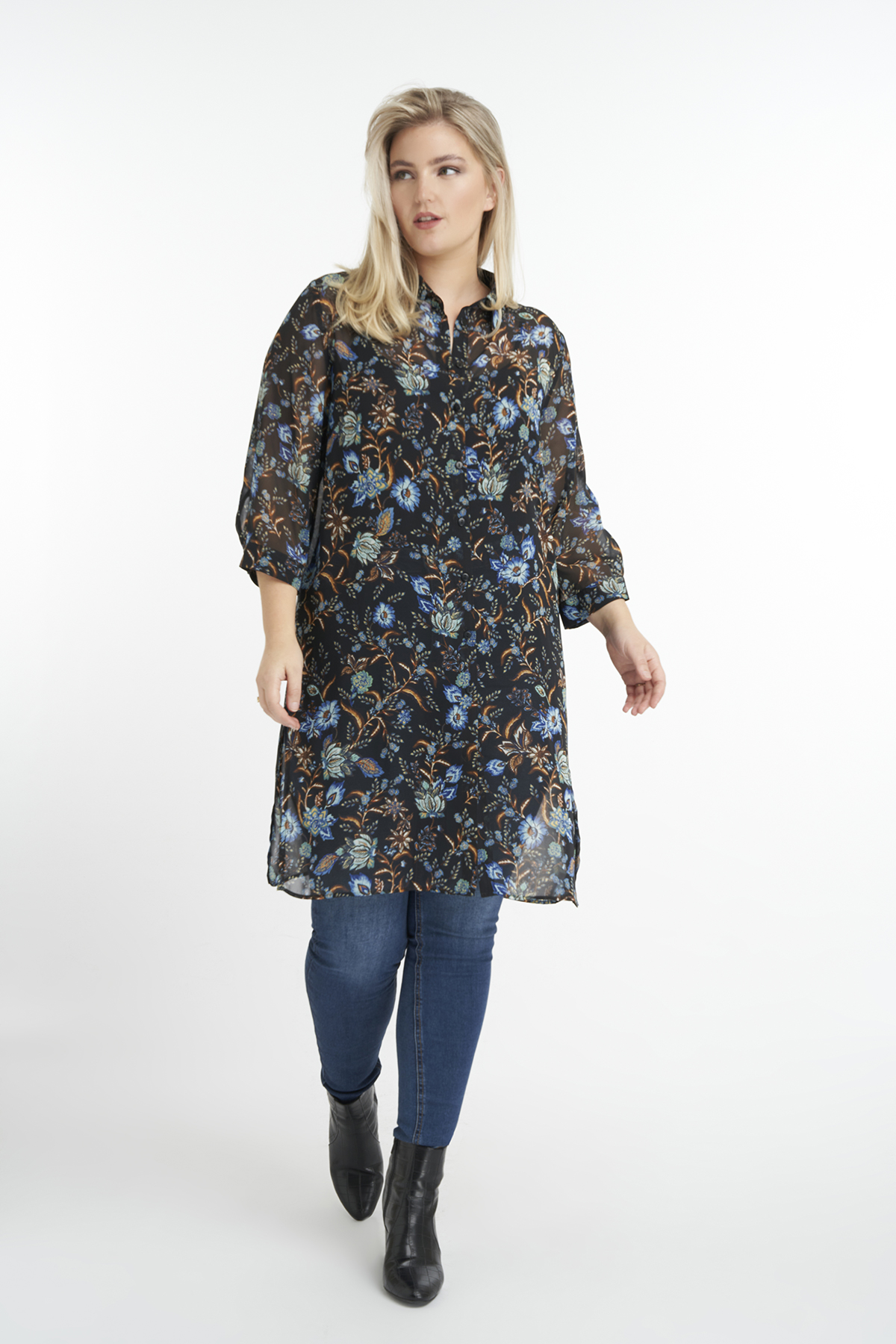 Damen Durchsichtige Bluse | MS Mode